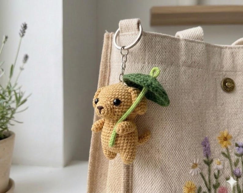Multiple Cute Crochet Animal Keychain, Amigurumi Bag Charm, Handmade ...