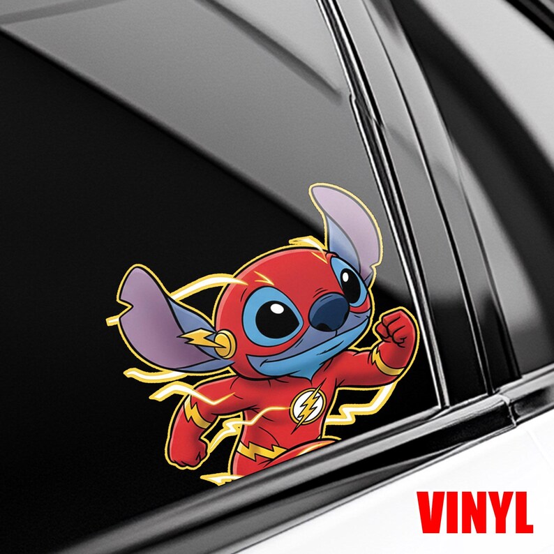 Stitch Peeker Peeking Sticker Car Decals Waterproof Weatherproof Vinyl ...