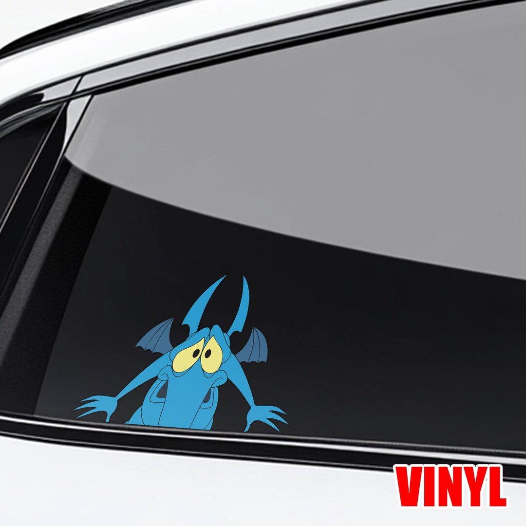 Panic and Pain Peeker Sticker, Hercules Peekaboo Window, Hercules ...