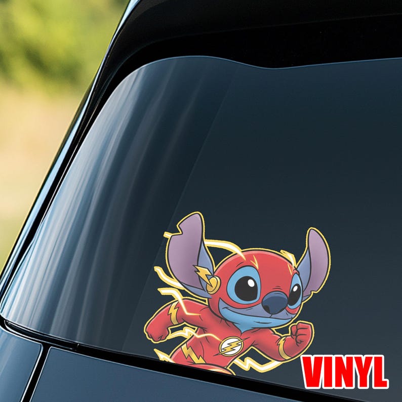 Stitch Peeker Peeking Sticker Car Decals Waterproof Weatherproof Vinyl ...