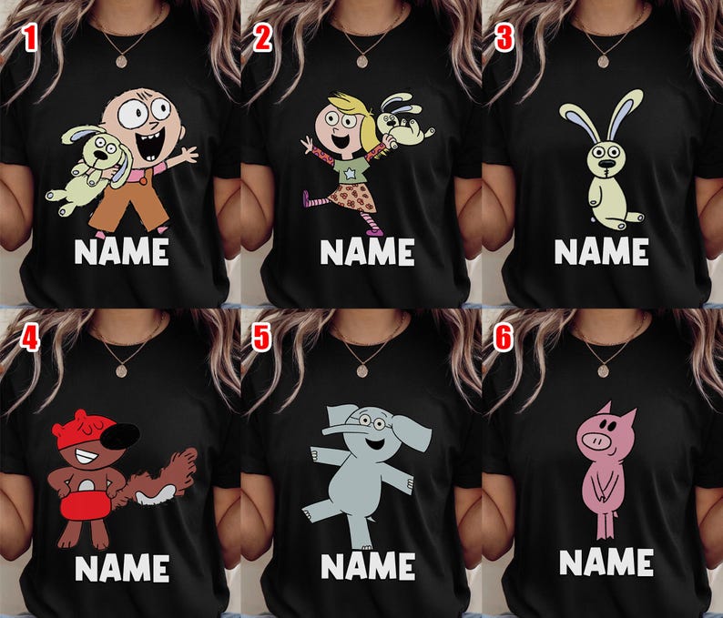 Elephant and Piggie Shirt, Mo Willems, Teacher Costume, Book Characters ...