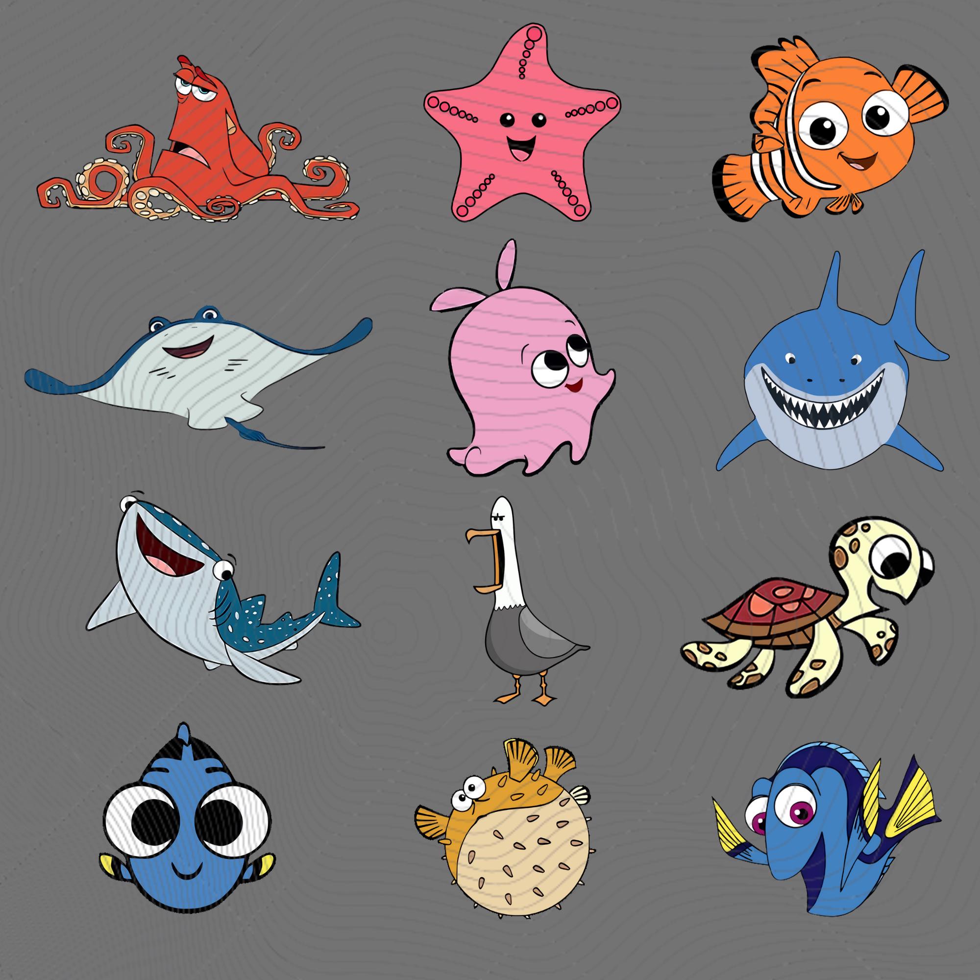 Finding Nemo | Finding Dory PNG Cliparts Bundle, Finding Nemo ...