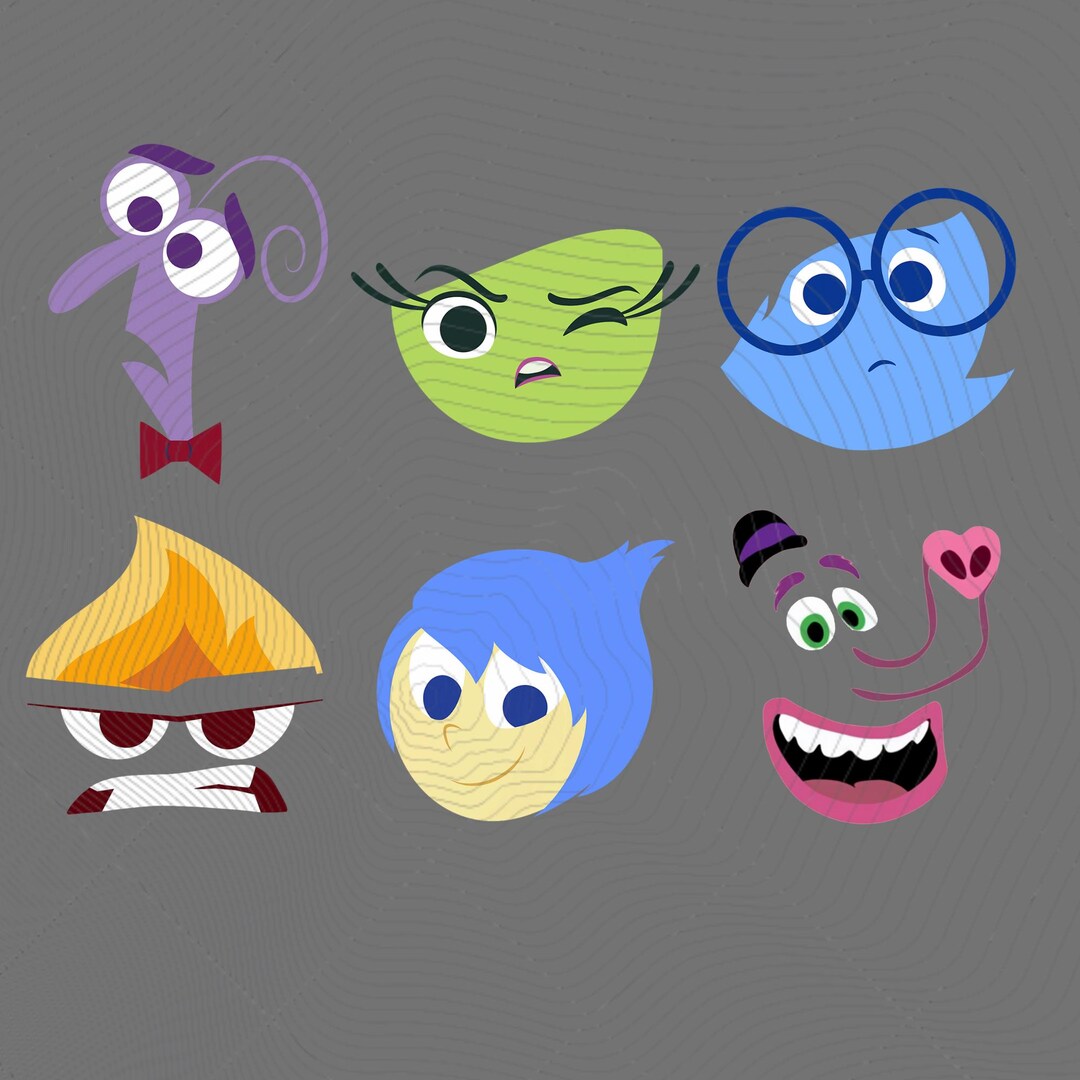 Inside Out 2 PNG, Inside Out 2 Clipart Bundle, Inside Out 2 Download ...