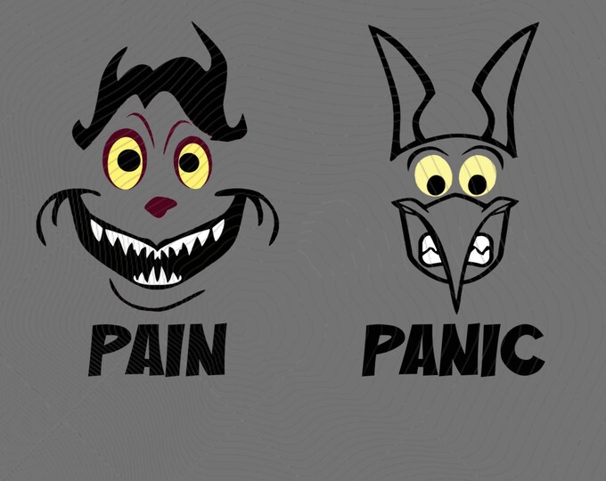 Panic and Pain Png, Hercules Png, Svg File for Cricut, Hercules Svg ...