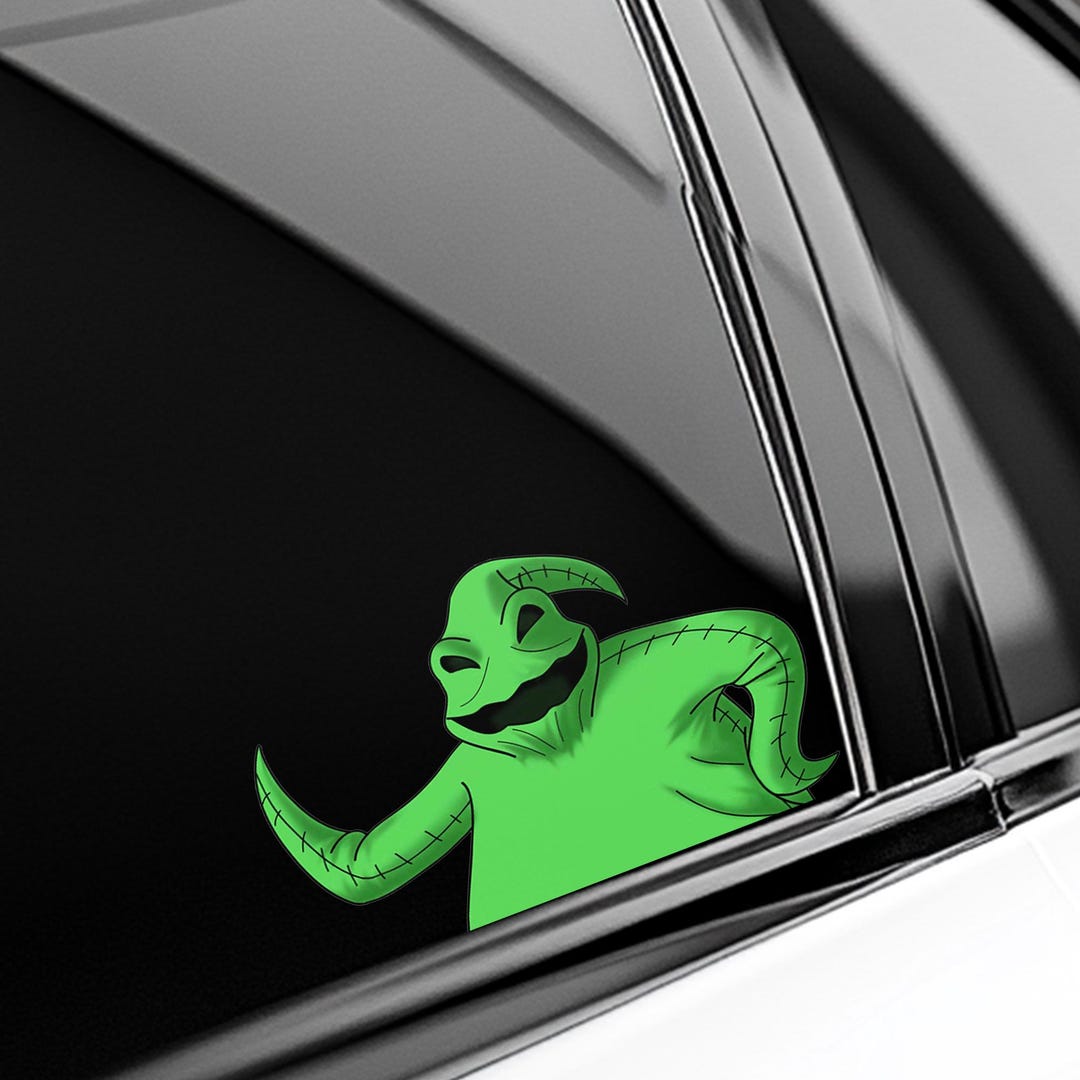 Oogie Boogie Peeker Peeking Car Window Decals - Bumper Waterproof ...