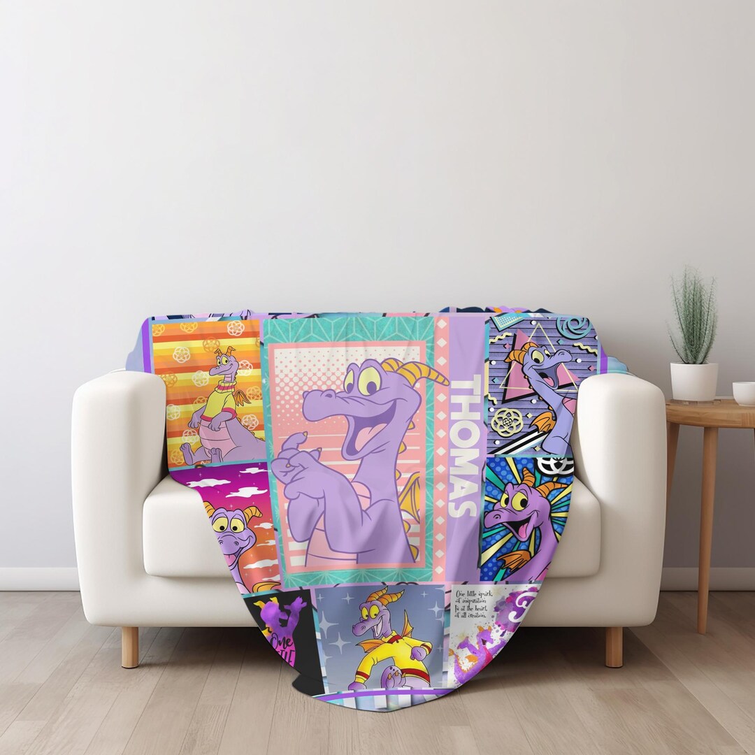 Figment Dragon Blanket, Figment Lovers Blanket, Birthday Gifts, Family ...