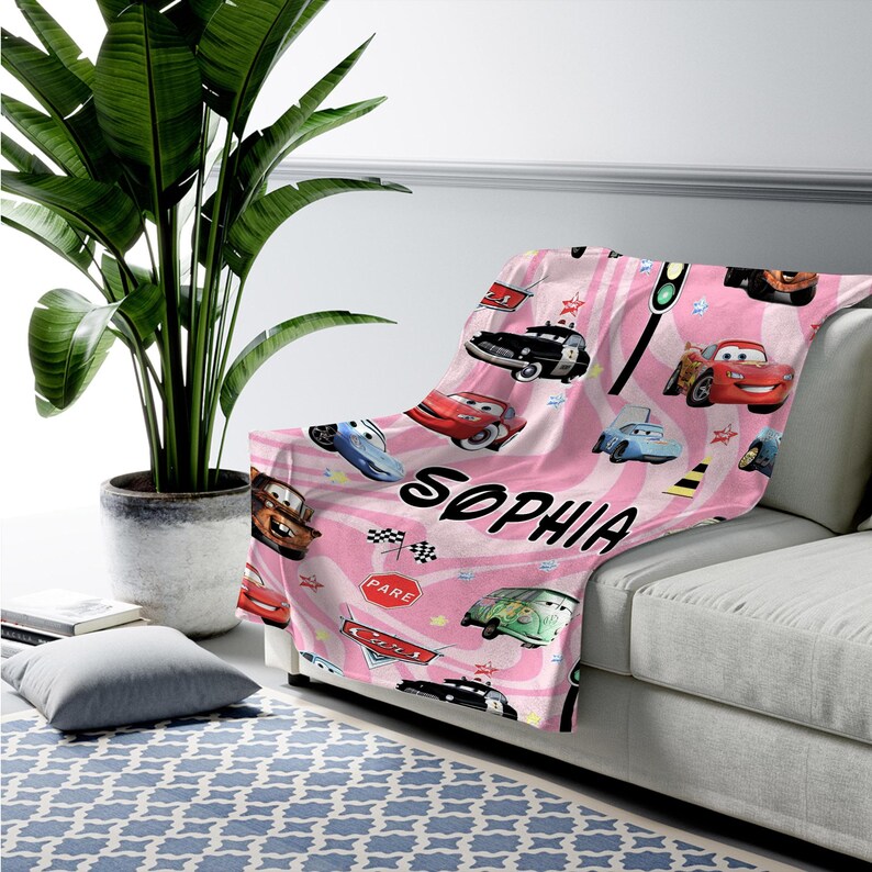 Personalized Disney Cars Characters Blanket, Lightning Mcqueen Tow ...