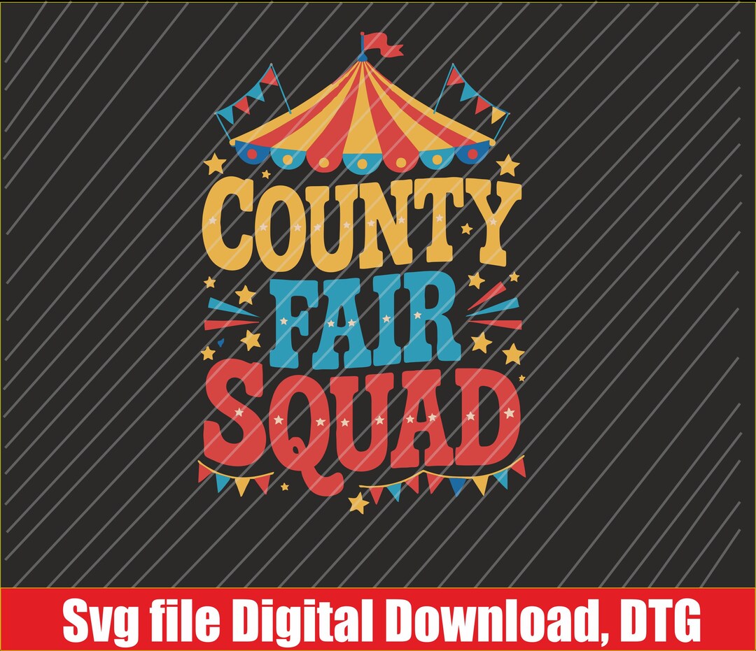 County Fair Squad Png | Digital Download | DTG & DTF Ready for T-shirts ...