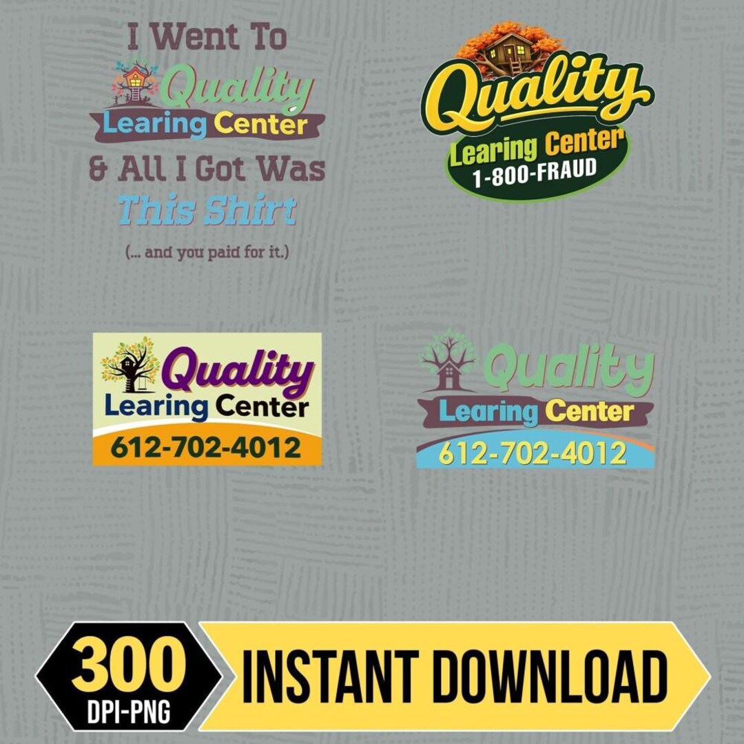 Quality Learning Center Shirt Design PNG, Bundle, Teacher Preschool ...