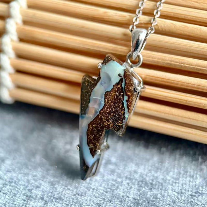 Lightning Boulder Opal - Etsy
