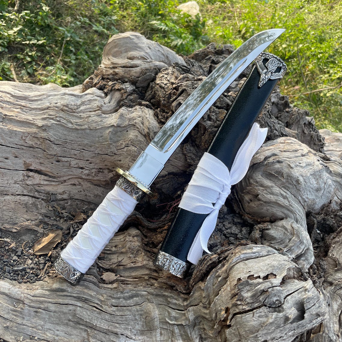 Samurai Tanto – Hand Forged Mini Katana Short Sword Replica - Etsy