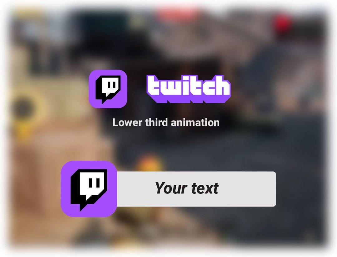 Custom Twitch Subscribe Button Animation for Social Media Videos Light ...