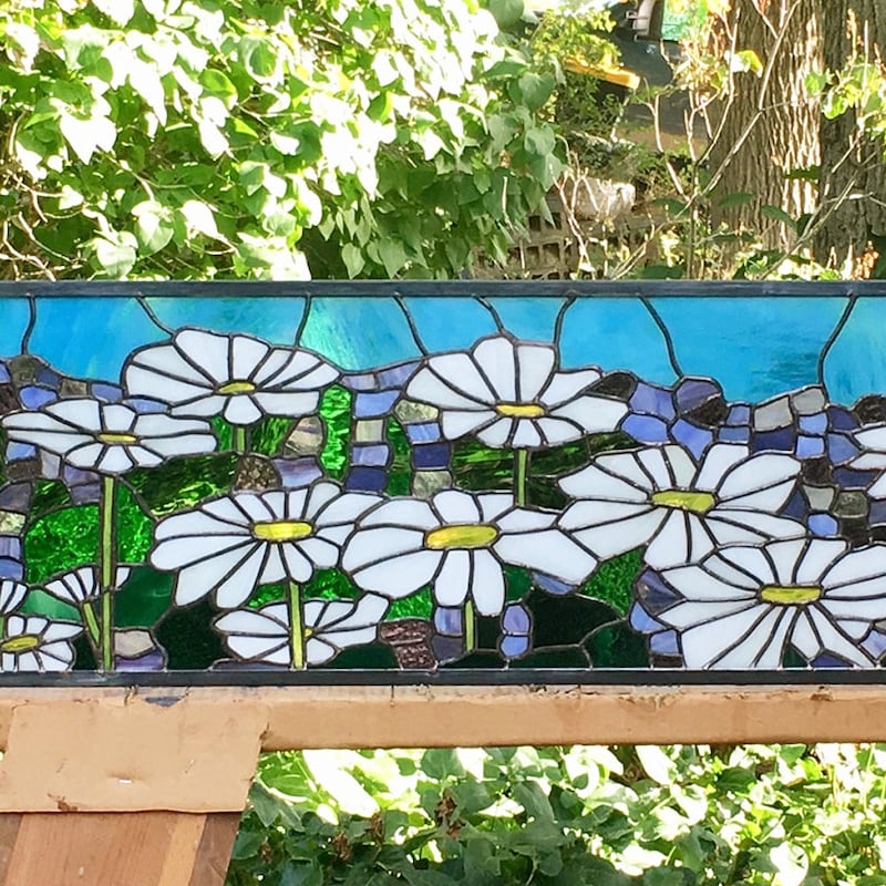 Stained Glass Daisy - Etsy
