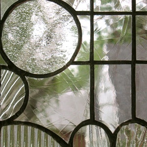 Circle Study 11.75 X 17. Stained Glass Window Panel - Etsy