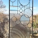Stained Glass Window Panel-- Circle Study Geometric --12" X 28" - Etsy