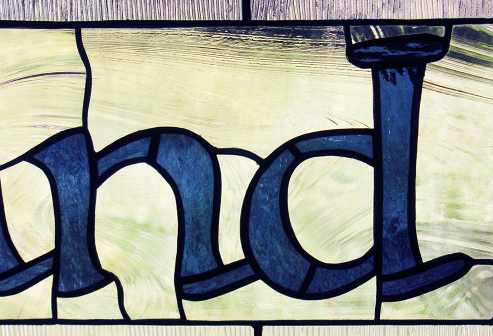 Stained Glass Window Panel--"name Example" Panel--10" X 21.5" - Etsy