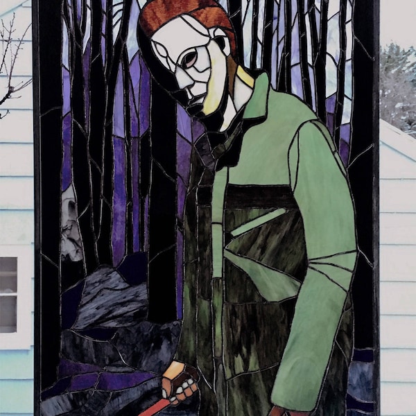 Stained Glass Horror Window - Etsy