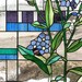 Forget-me-not Geometric Design Panel 35.75x 56.25stained Glass Window ...