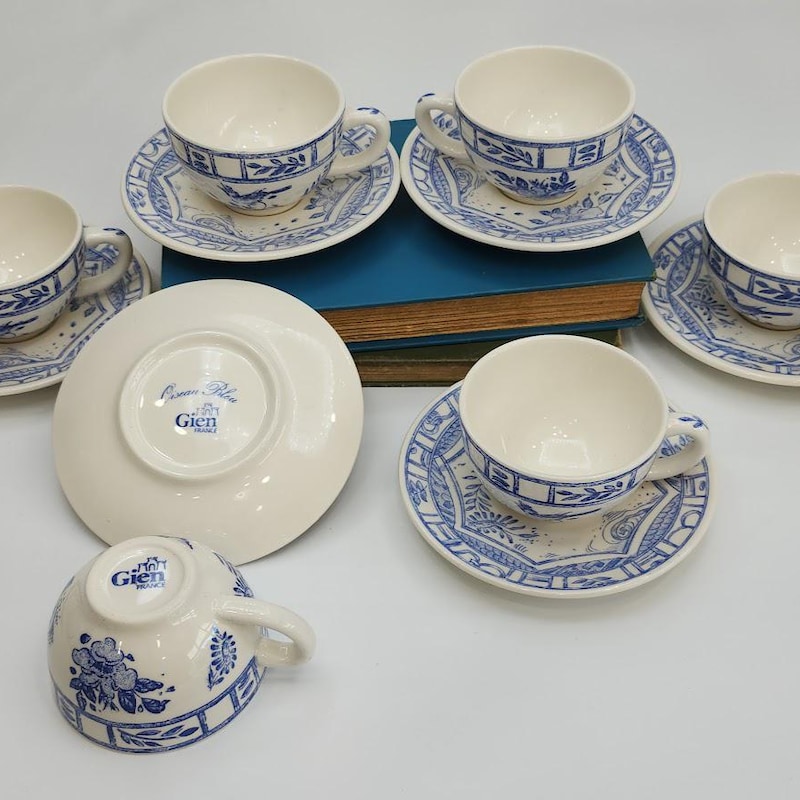 Gien Tea Cup Set - Etsy