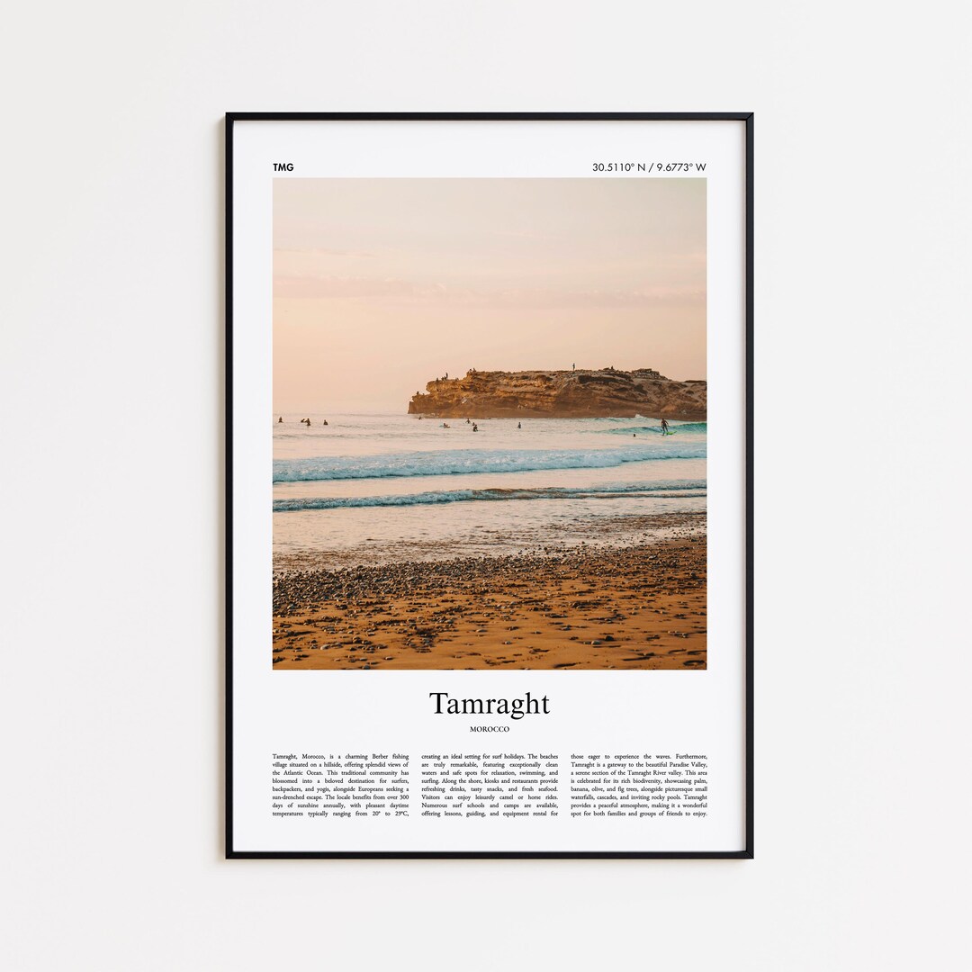 Tamraght Color Print, Tamraght Real Photo Poster, Tamraght Travel ...