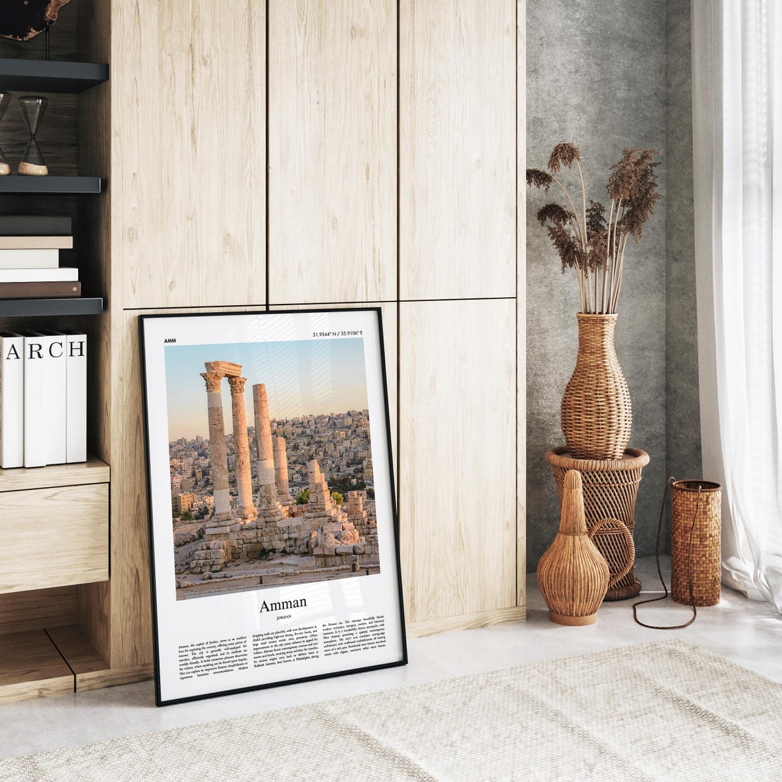 Amman Color Print, Amman Real Photo Poster, Amman Travel Poster Gift ...