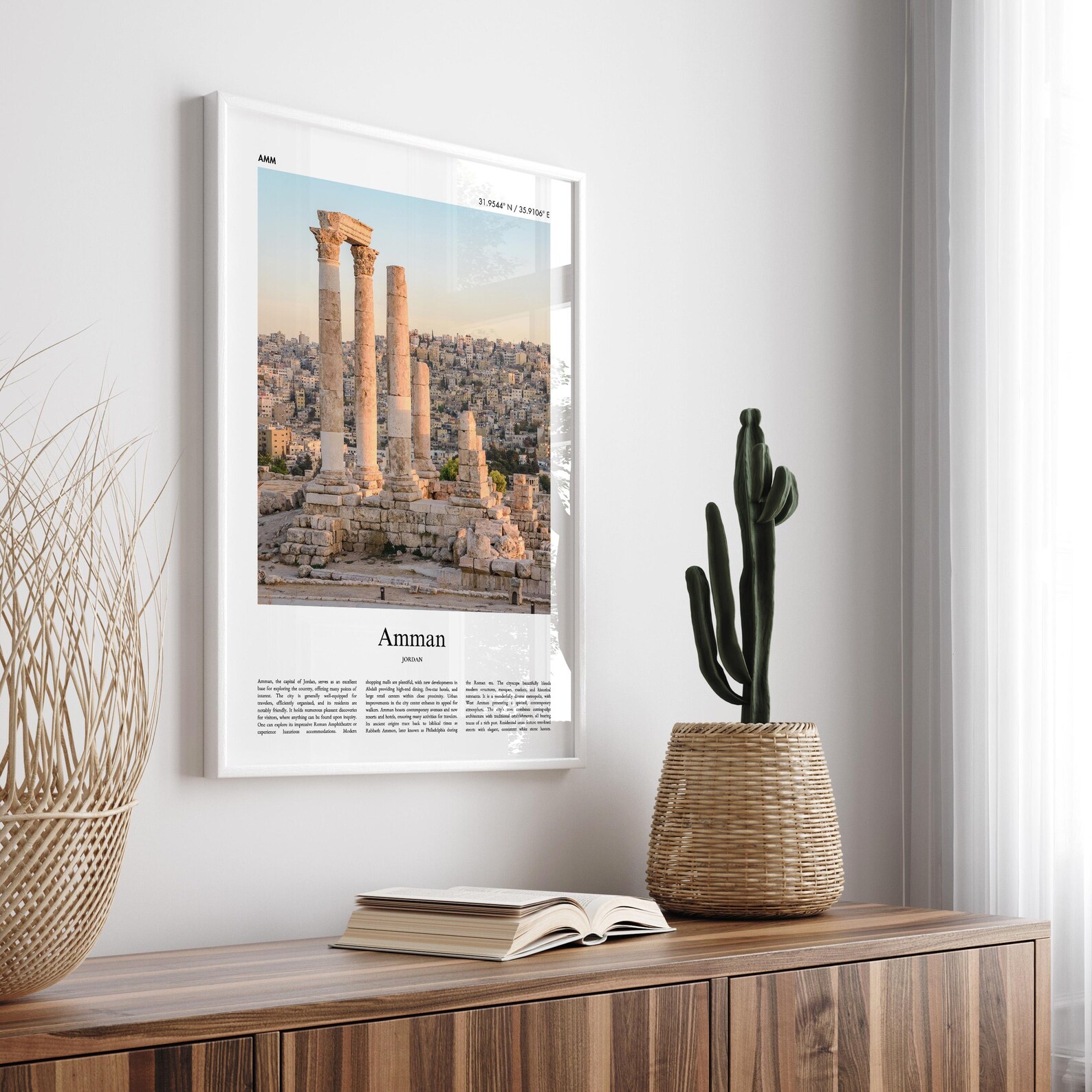 Amman Color Print, Amman Real Photo Poster, Amman Travel Poster Gift ...