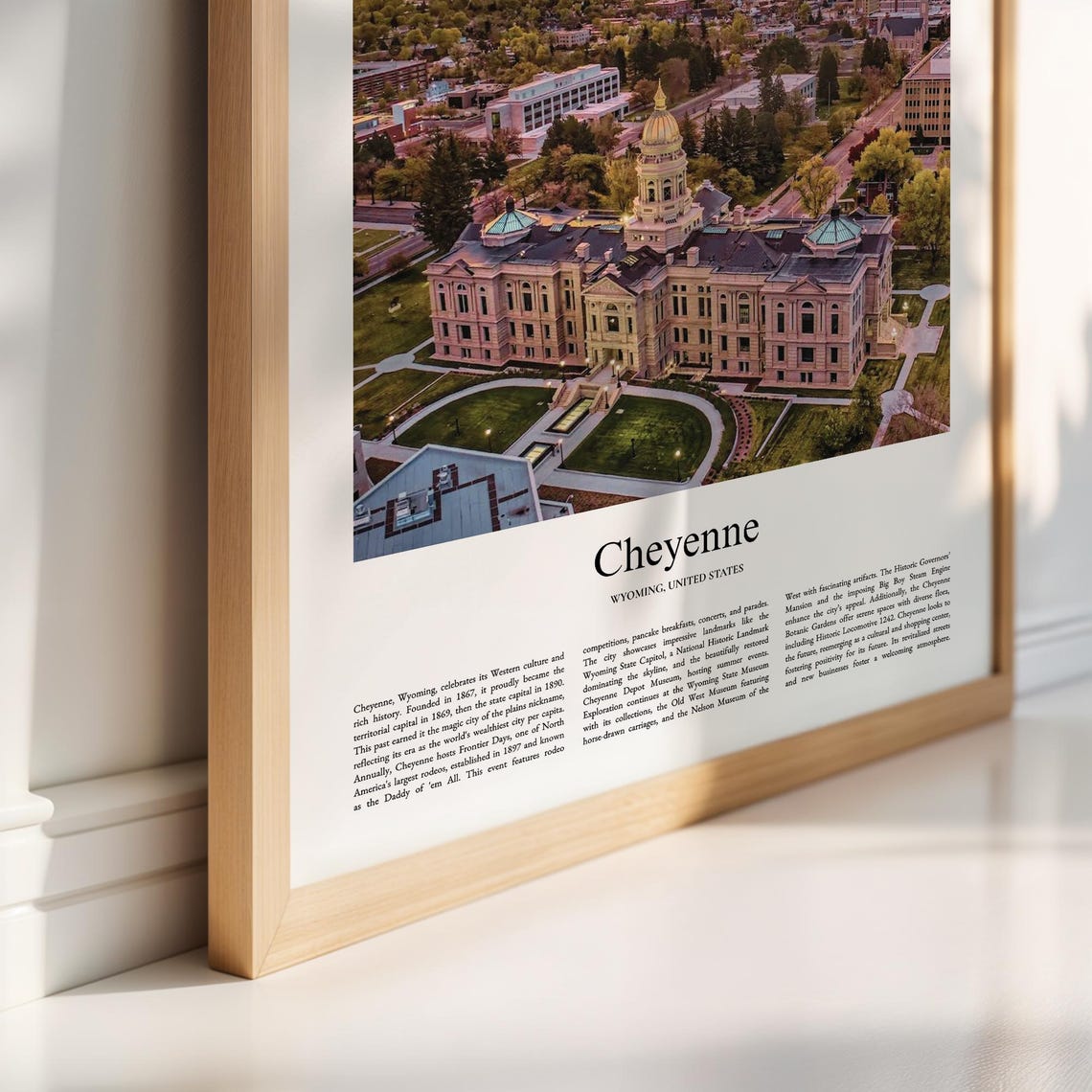 Cheyenne Color Print, Cheyenne Real Photo Poster, Cheyenne Travel ...