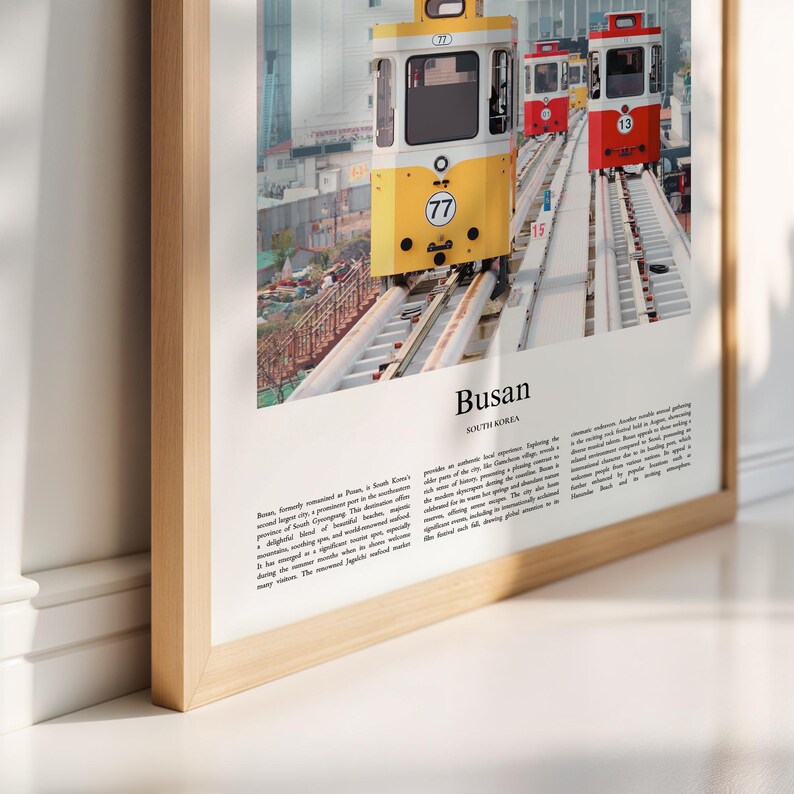 Busan Color Print, Busan Real Photo Poster, Busan Travel Poster Gift ...
