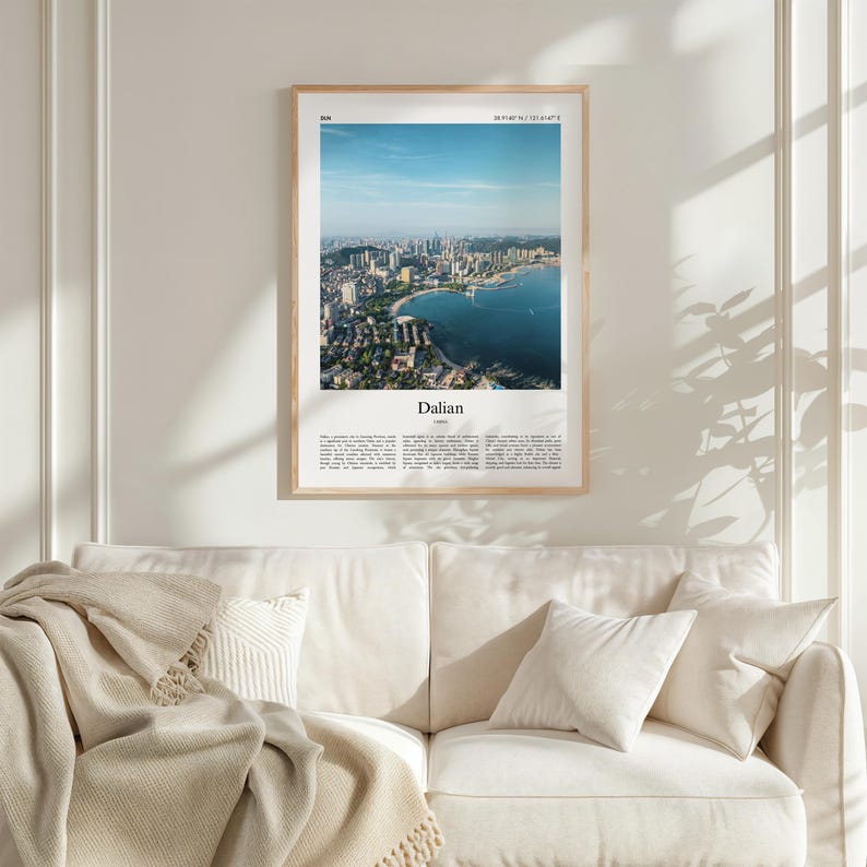 Dalian Color Print, Dalian Real Photo Poster, Dalian Travel Poster Gift ...