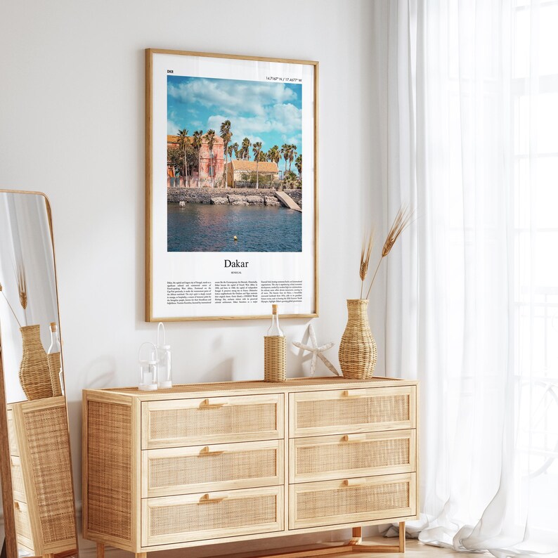 Dakar Color Print, Dakar Real Photo Poster, Dakar Travel Poster Gift ...
