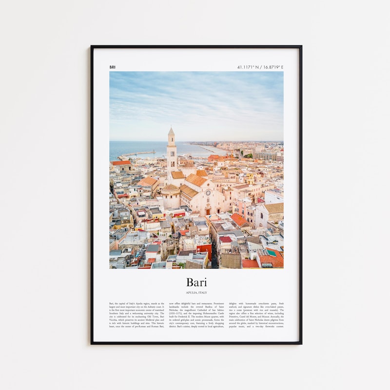 Italian Photo Print Bari - Etsy