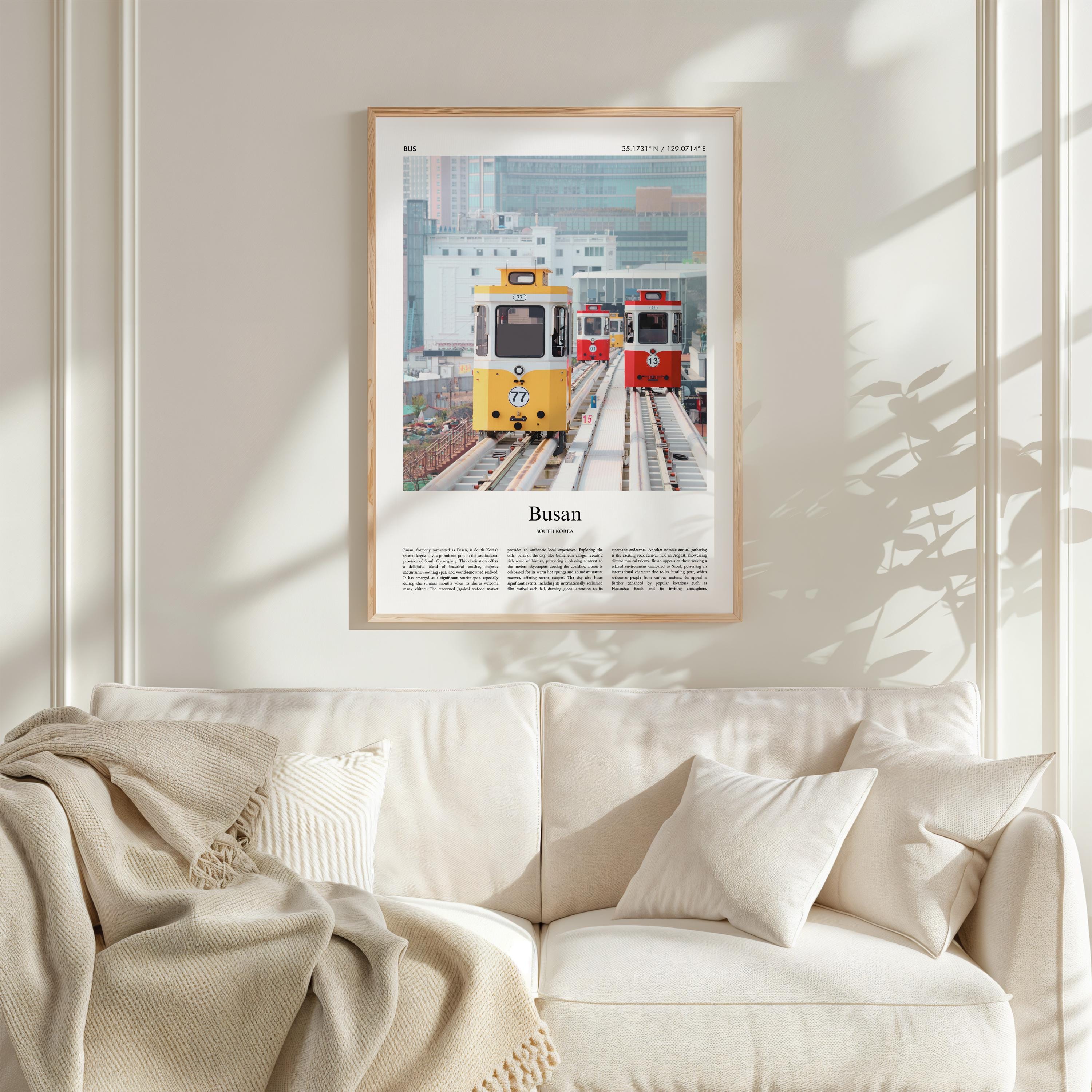 Busan Color Print, Busan Real Photo Poster, Busan Travel Poster Gift ...