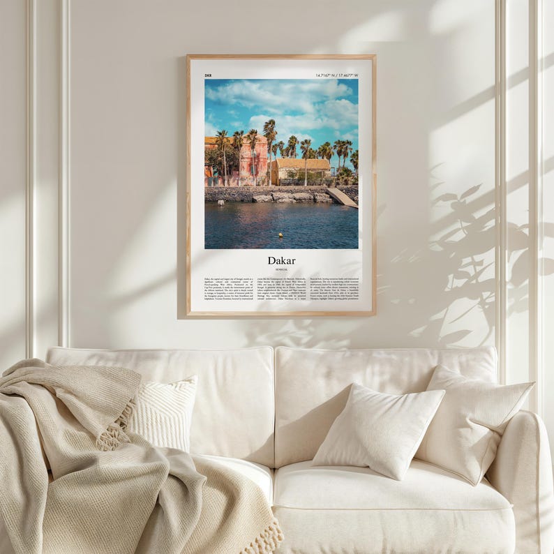 Dakar Color Print, Dakar Real Photo Poster, Dakar Travel Poster Gift ...