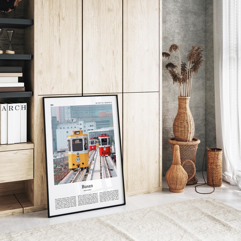 Busan Color Print, Busan Real Photo Poster, Busan Travel Poster Gift ...