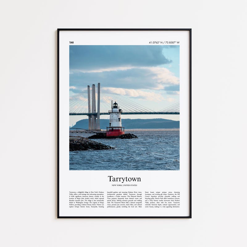 Tarrytown Print - Etsy