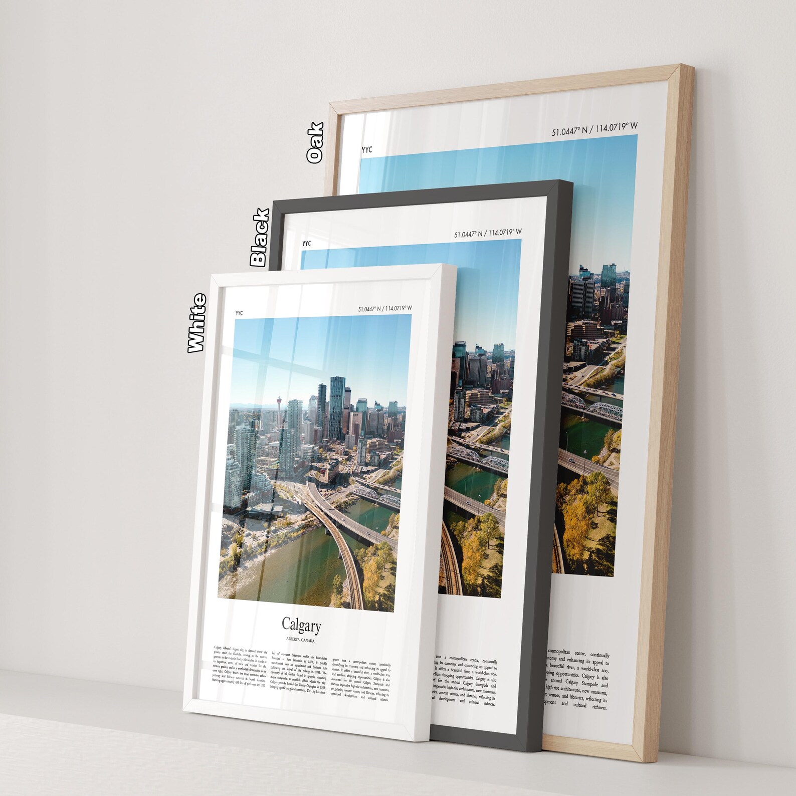 Calgary Color Print, Calgary Real Photo Poster, Calgary Travel Poster ...