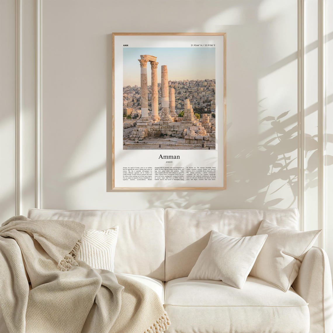 Amman Color Print, Amman Real Photo Poster, Amman Travel Poster Gift ...