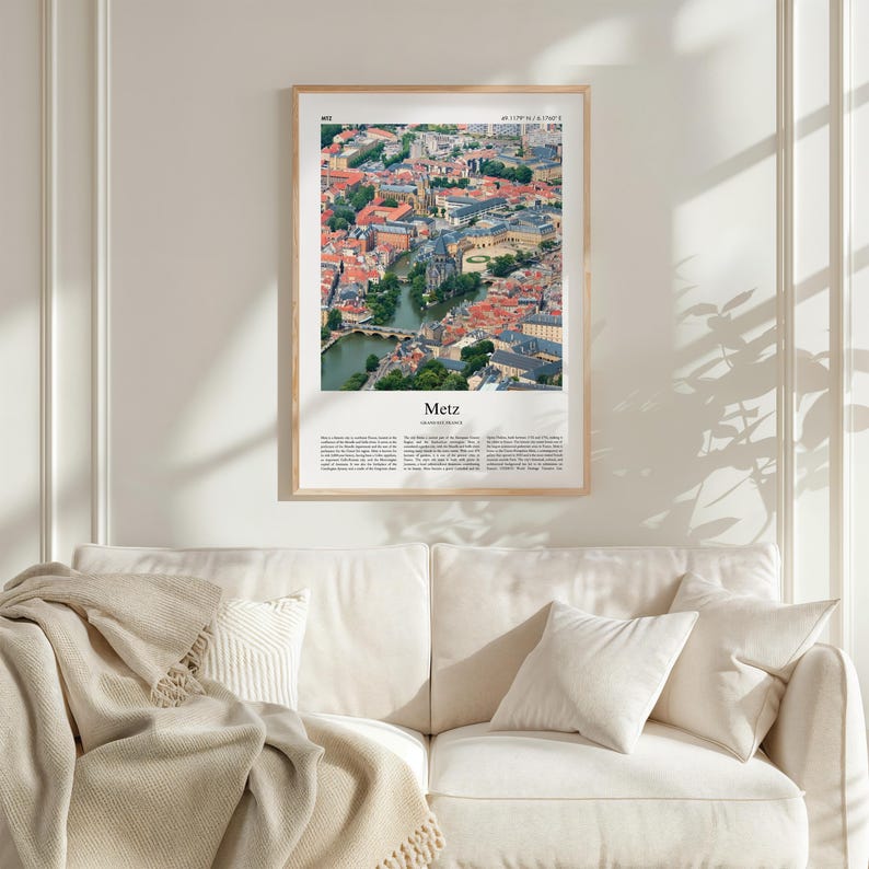 Metz Color Print, Metz Real Photo Poster, Metz Travel Poster Gift ...