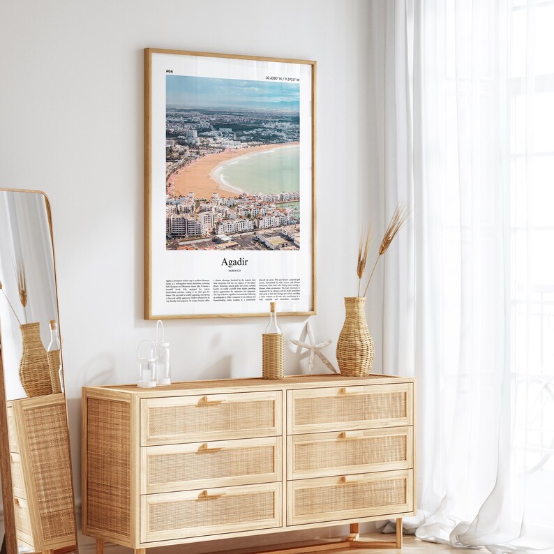 Agadir Color Print, Agadir Real Photo Poster, Agadir Travel Poster Gift ...