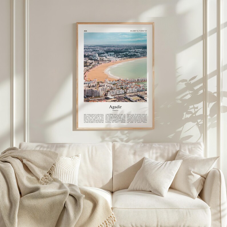 Agadir Color Print, Agadir Real Photo Poster, Agadir Travel Poster Gift ...