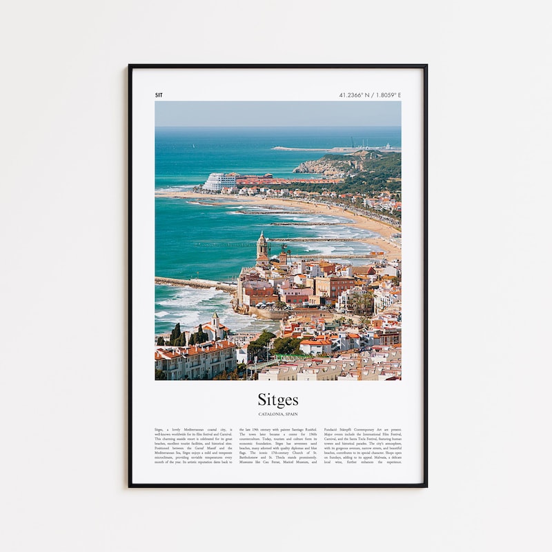 Sitges Travel Posters - Etsy