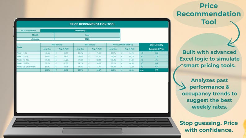 Airbnb Host Excel Template: Rental Income Tracker, Booking Calendar (digital Download, PDF Guide ...
