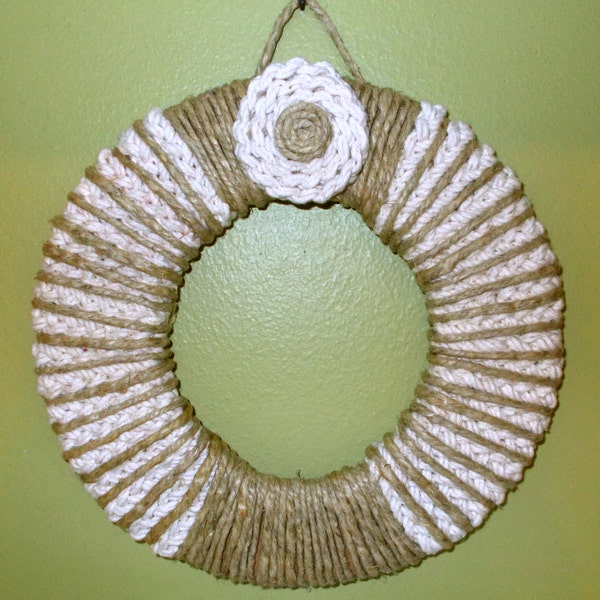 Jute Rope Wreath - Etsy