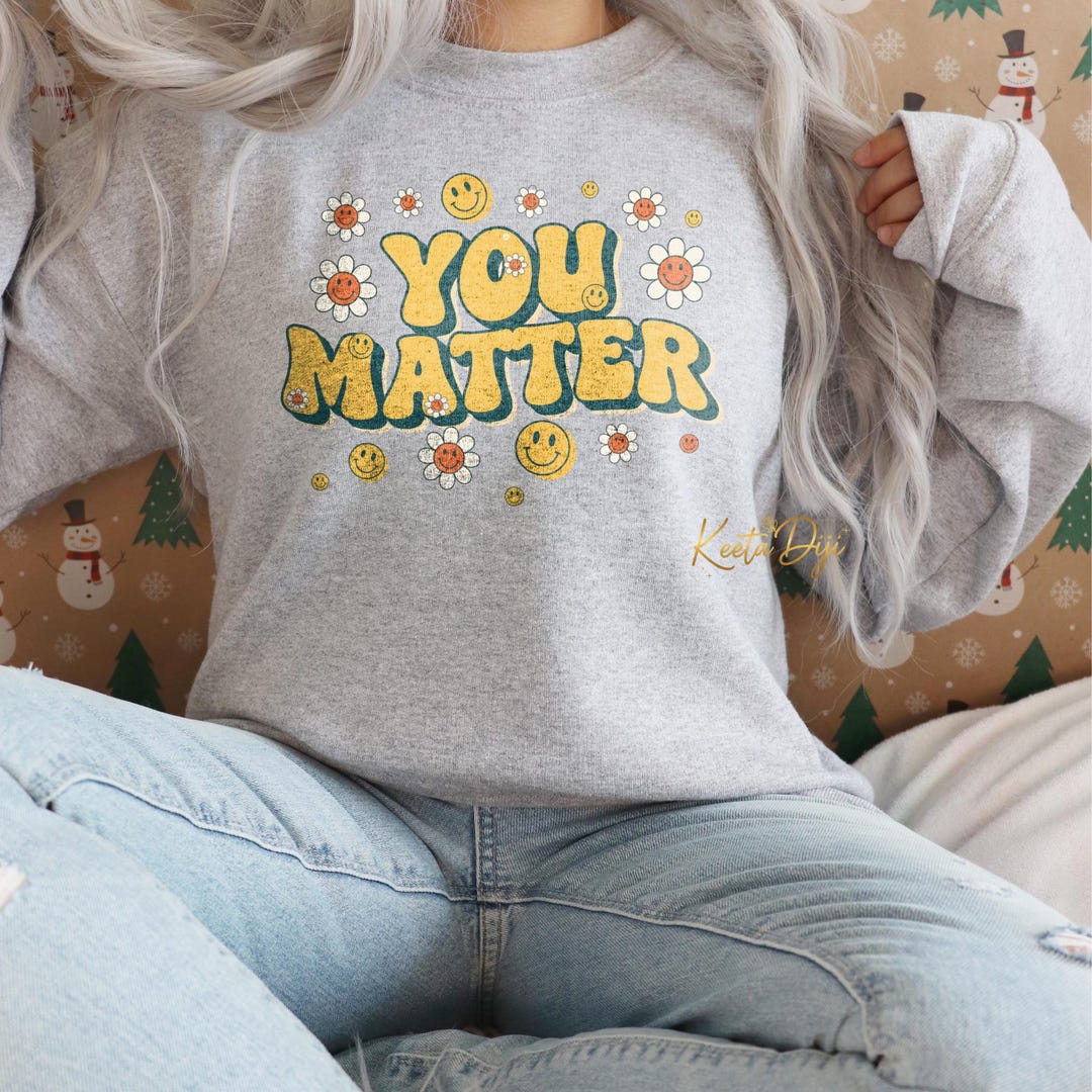 You Matter PNG: Groovy Retro 70s Clipart (digital Download) - Etsy