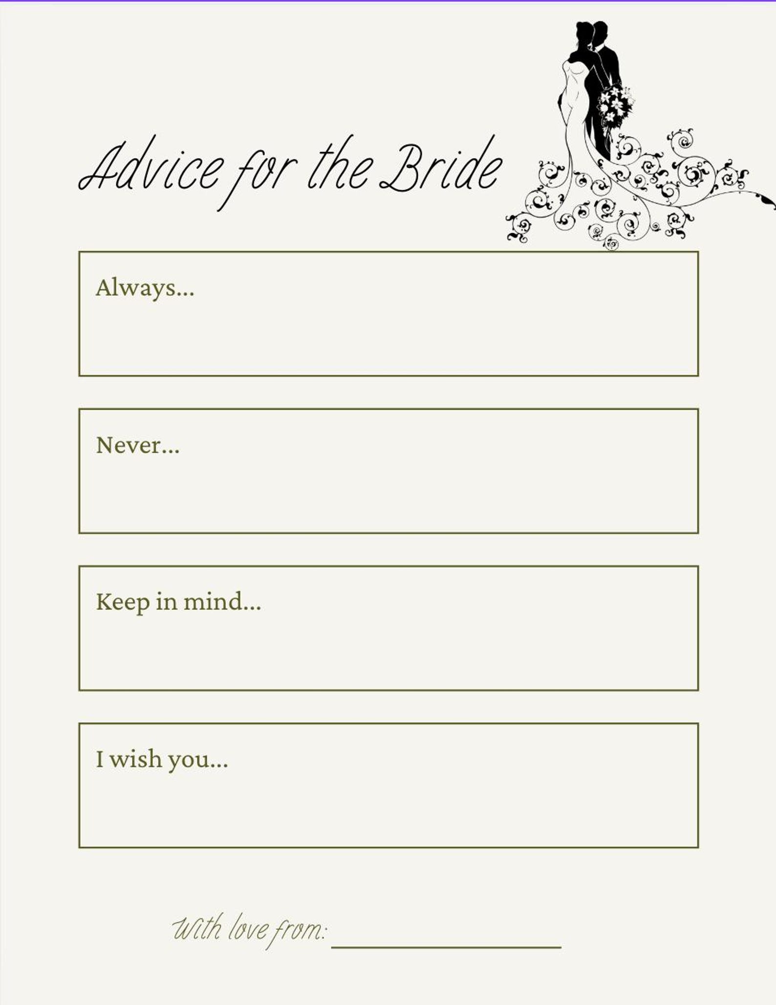 Editable/printable Wedding Game Canva Template | Personalised Bridal ...