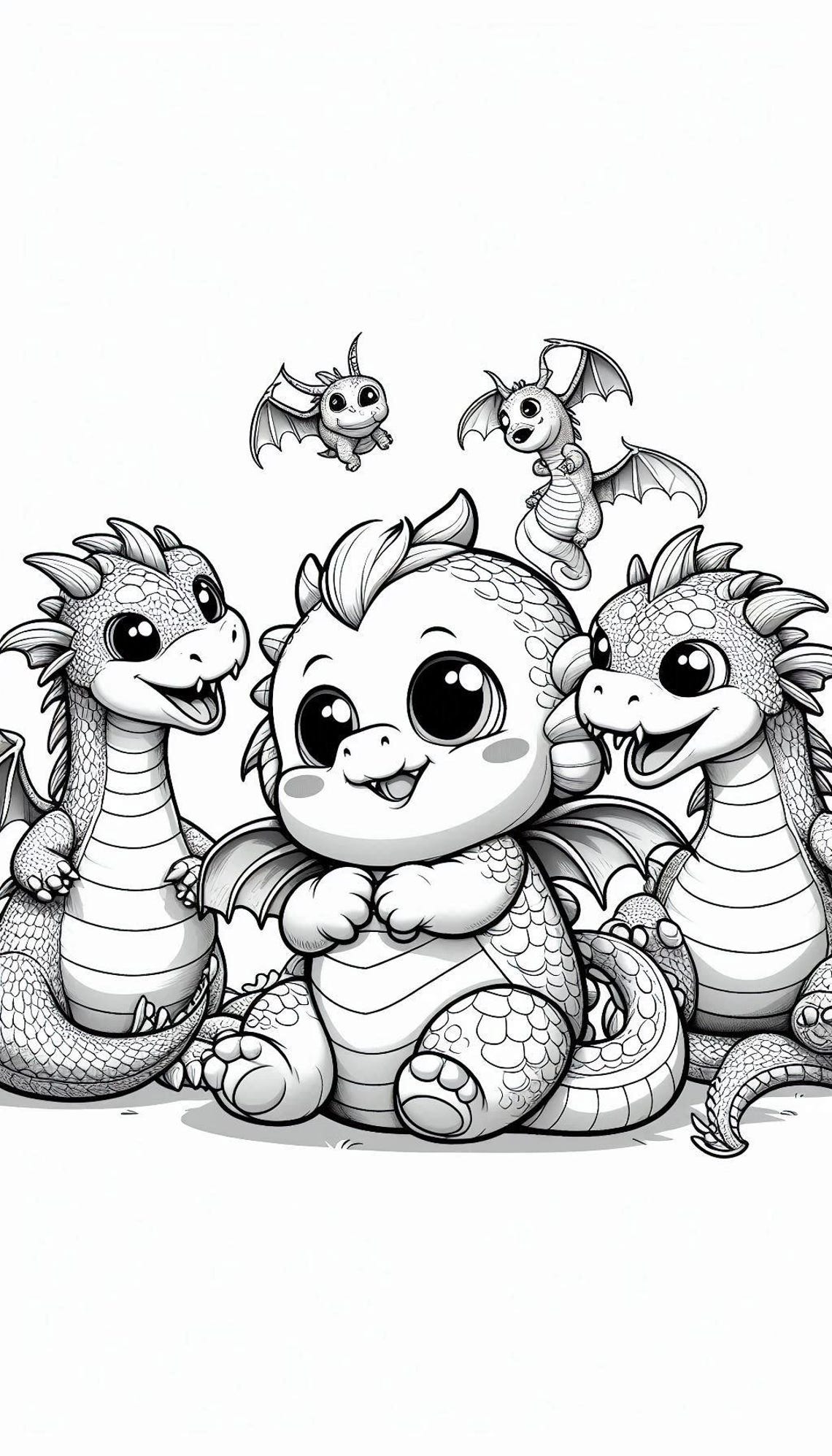 Dragon Activity Book Coloring Book for Toddlers Instant Download Pdf - Etsy
