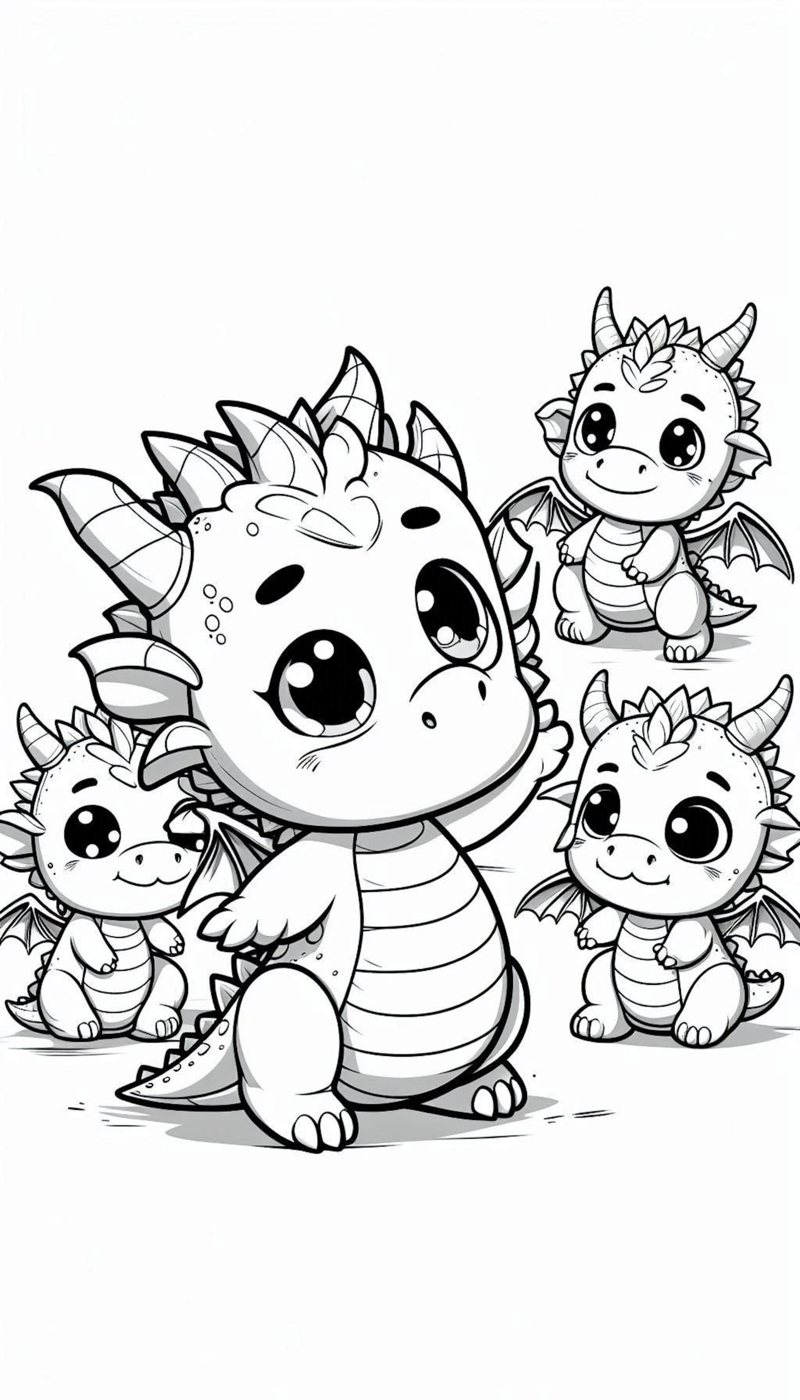 Dragon Activity Book Coloring Book for Toddlers Instant Download Pdf - Etsy
