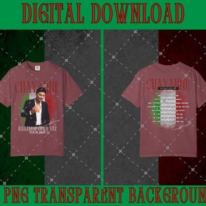 CHAYANNE 2025 T-shirt Design, T-shirt PNG, Bailamos Otra Vez, Chayanne ...