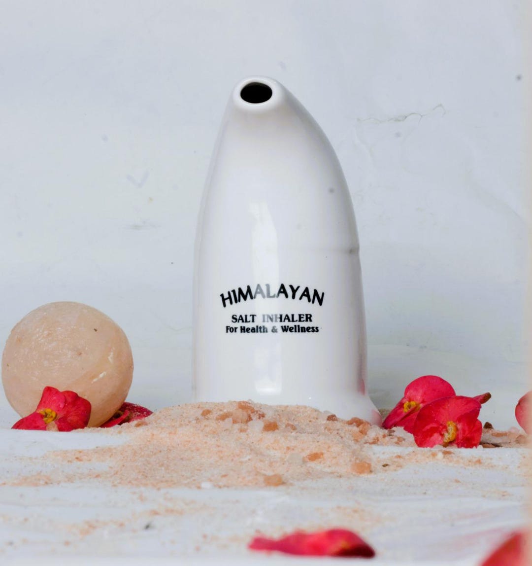 Natural Salt Inhaler | Himalayan Salt Pipe for Easy Breathing|galentine ...