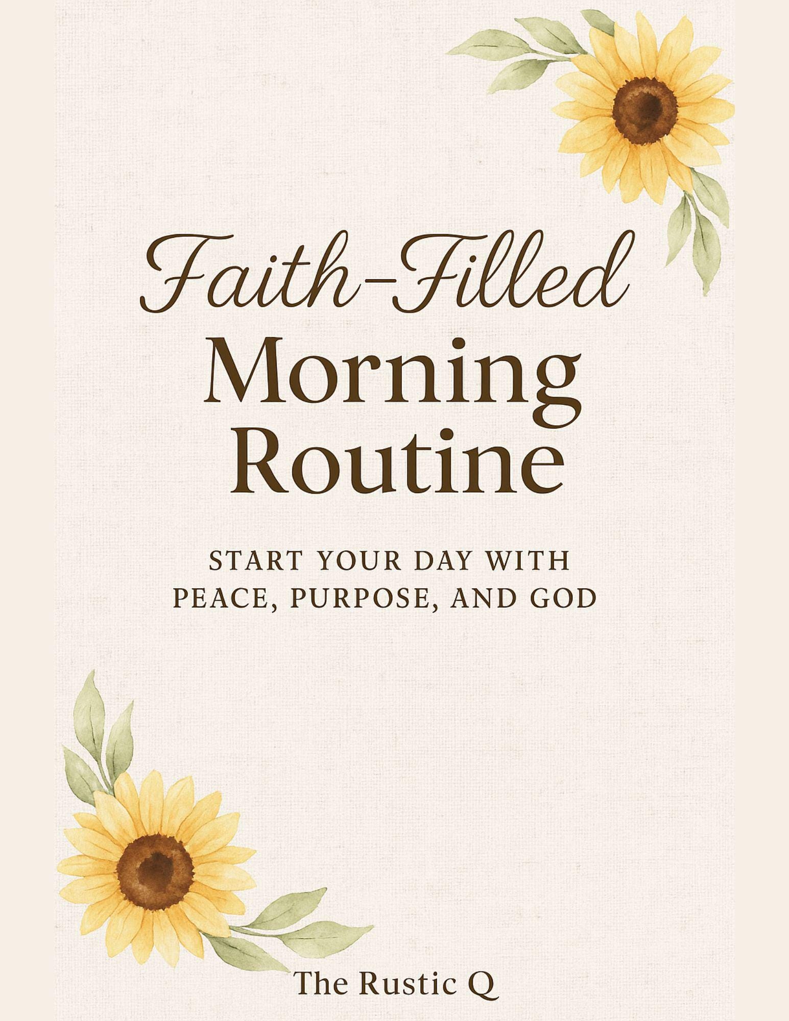 Faith-filled Morning Routine Printable | Christian Homemaking PDF ...